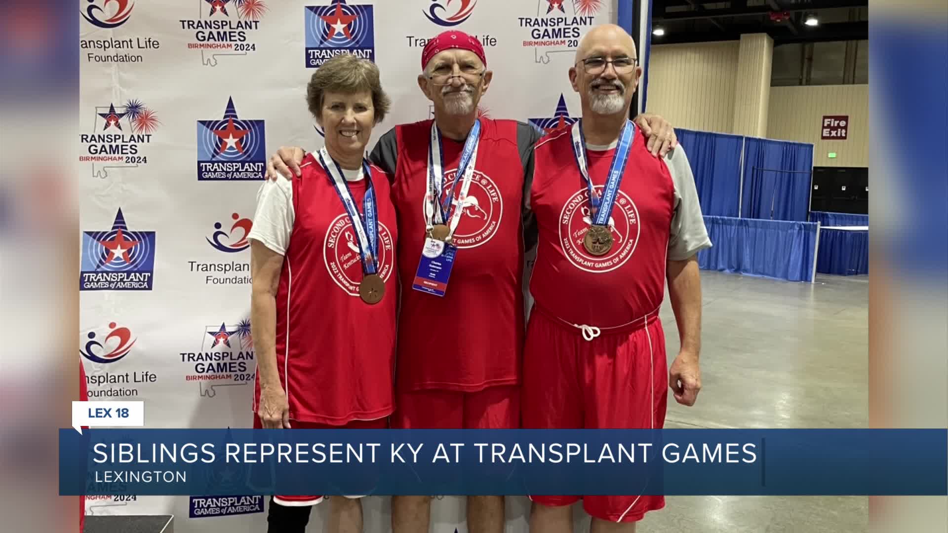 Siblings represent KY at Transplant Games