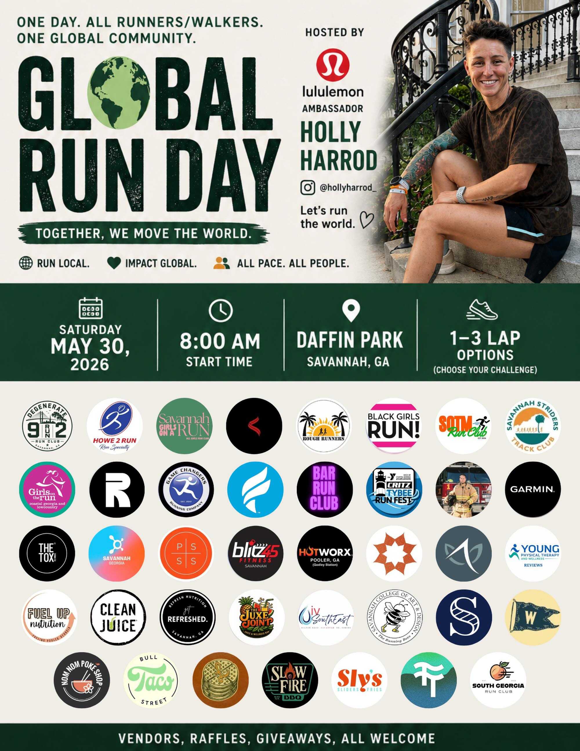Lace up for Global Running Day celebration at Daffin Park