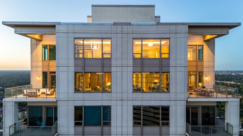 $11M penthouse atop Houston’s Belfiore turned a raw concrete shell into ...