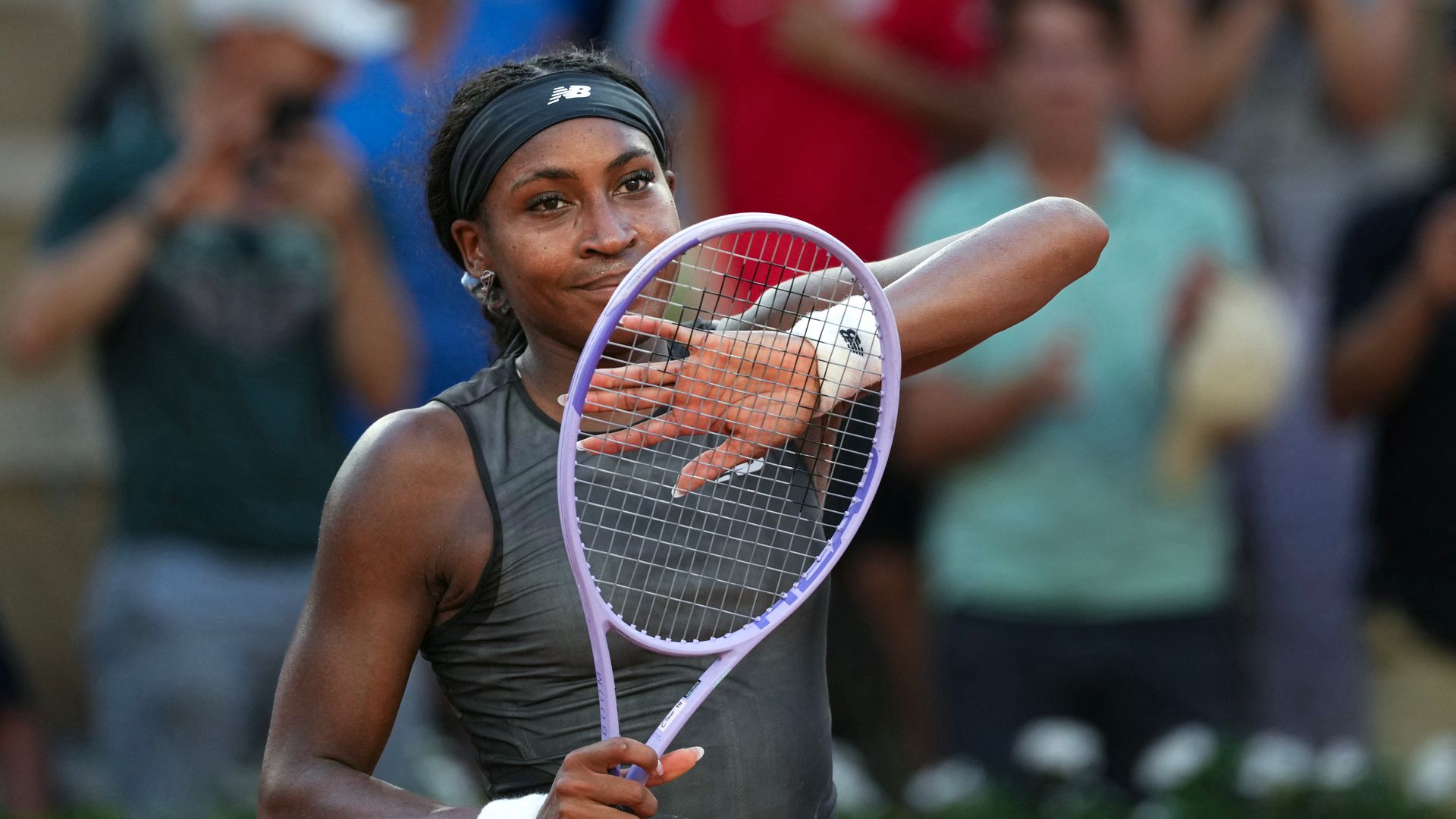 Why does Coco Gauff put her tennis racquets in a fridge?
