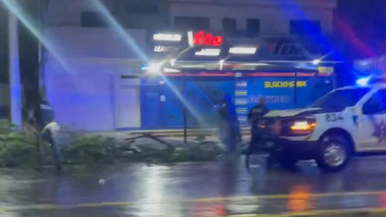 Fuerte lluvia provoca caíde de árboles, apagones y encharcamientos en ...