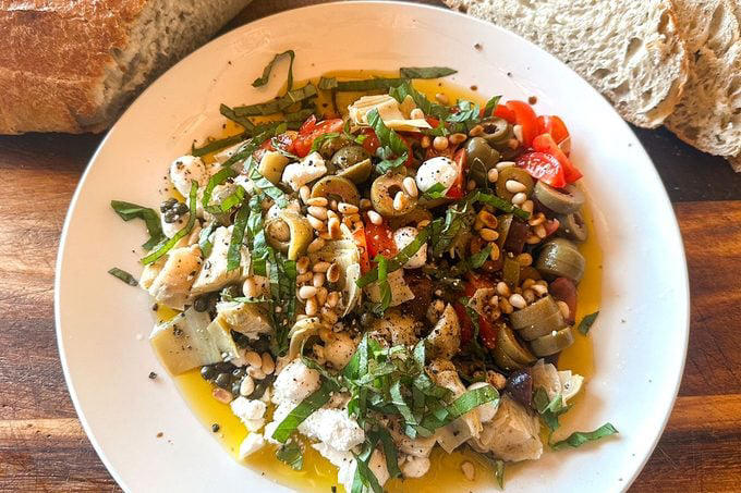 I tried the viral loaded olive oil dip, and it’s peak summer eating