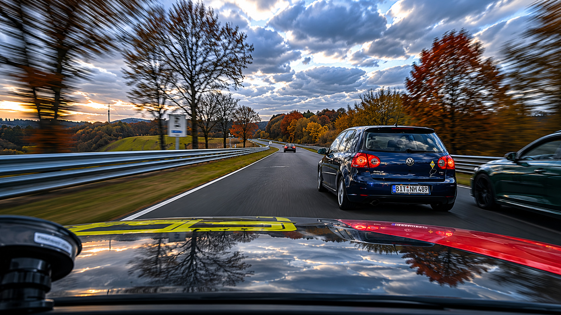 My Mustang RTR faces a scary Nürburgring close call
