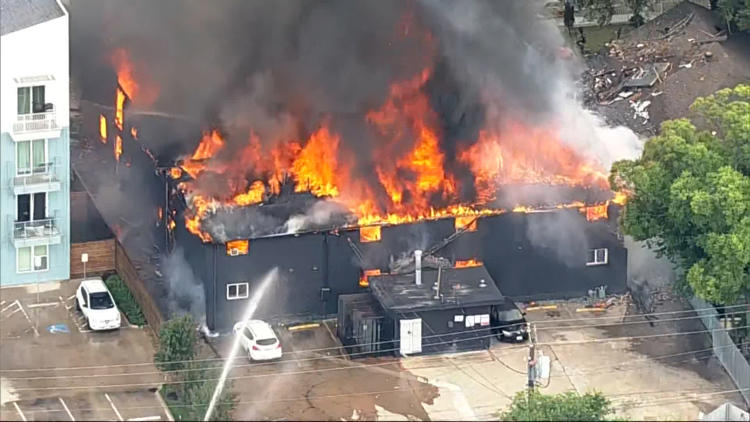 Possible explosion causes massive apartment fire in Oak Cliff, 1 person ...