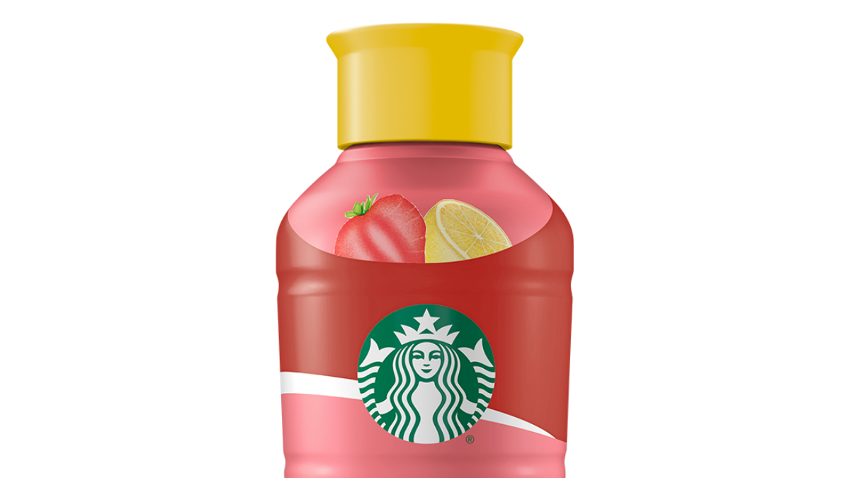 Starbucks launches new ready-to-drink strawberry açaí lemonade at ...