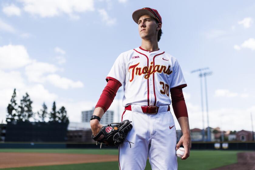 USC ace Mason Edwards brings joy to the mound as he leads Trojans into ...