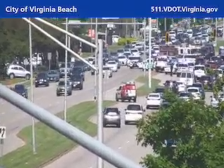 Congestion on Virginia Beach Blvd. after 2-vehicle crash