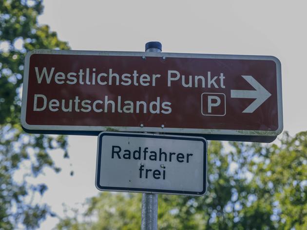 Der westlichste Punkt von NRW ist auch der westlichste in Deutschland