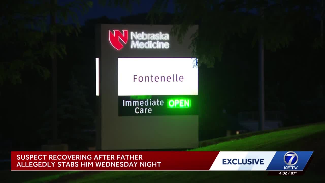 68-year-old man arrested after allegedly stabbing his son multiple times