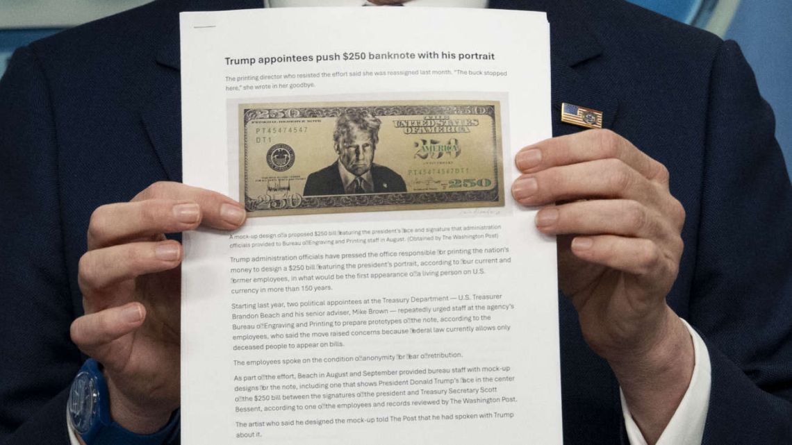 Estados Unidos intentará lanzar un billete de 250 dólares con la cara ...
