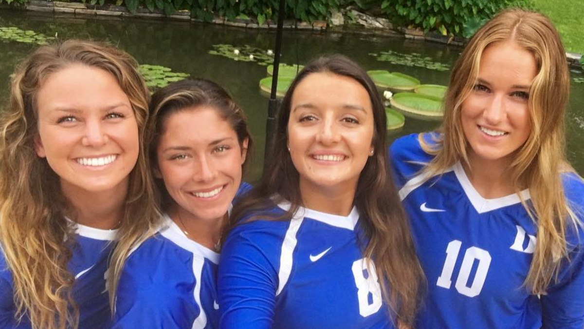 Daniel Jones is dating former Duke volleyball player Nicole ElAttrache