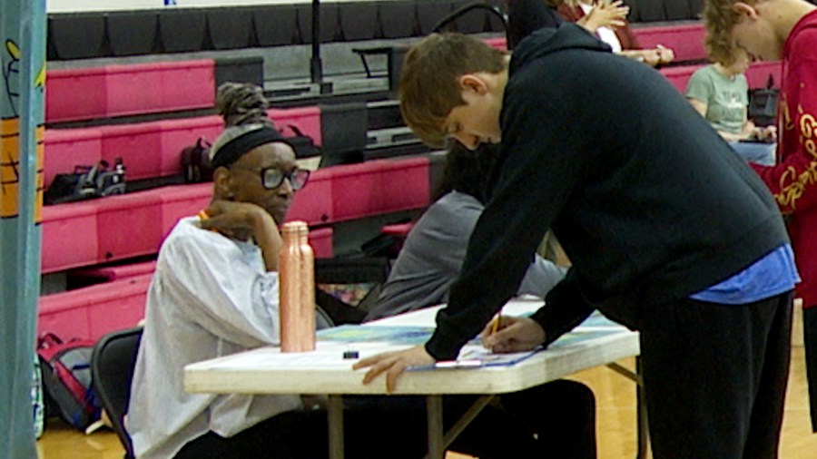 Trap Hill Middle students participate in 'Get a Life' budget simulation