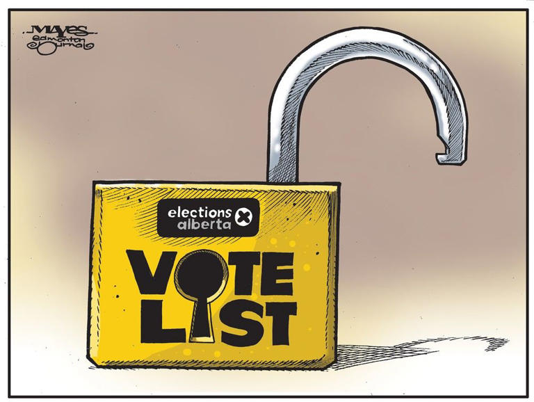 Edmonton Journal editorial cartoons for May 2026