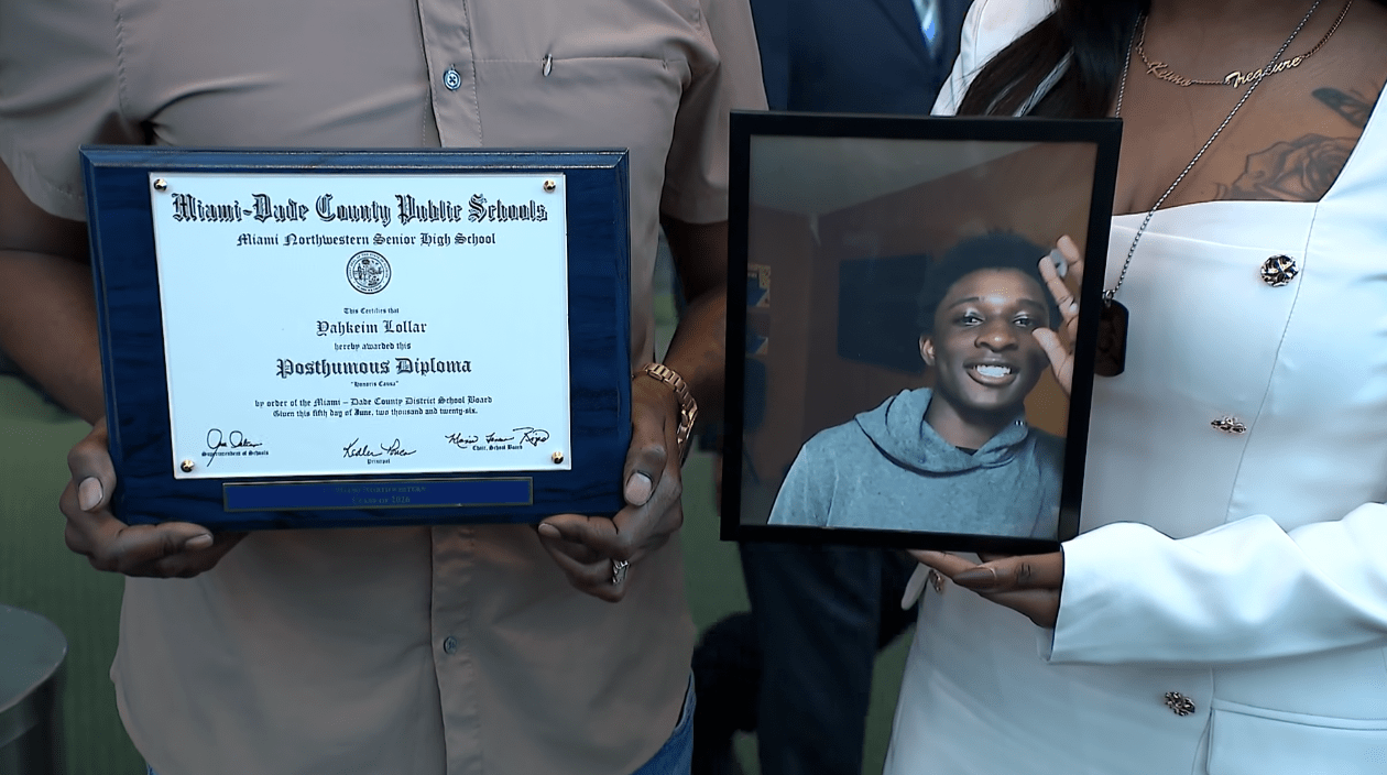 A proud day: Teen stabbed by girlfriend honored with posthumous diploma ...