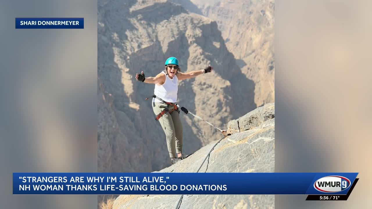NH woman says blood transfusions saved her life