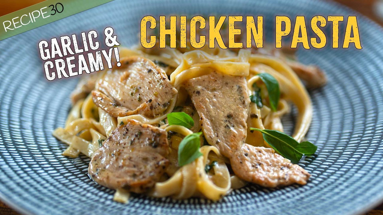 Creamy garlic chicken bliss