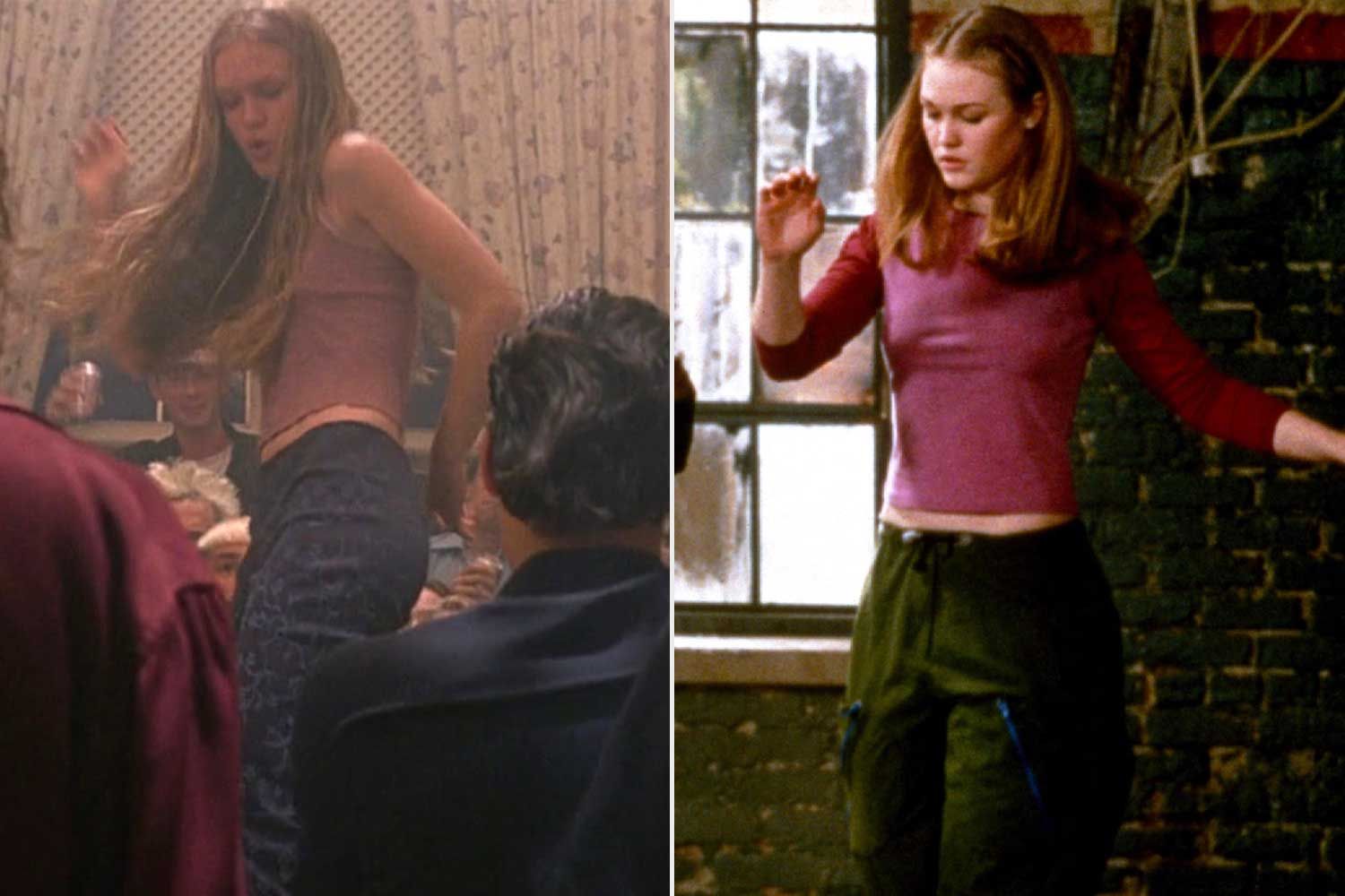 Julia Stiles' 'Rhythm' in “10 Things I Hate About You ”Pool Table Scene ...