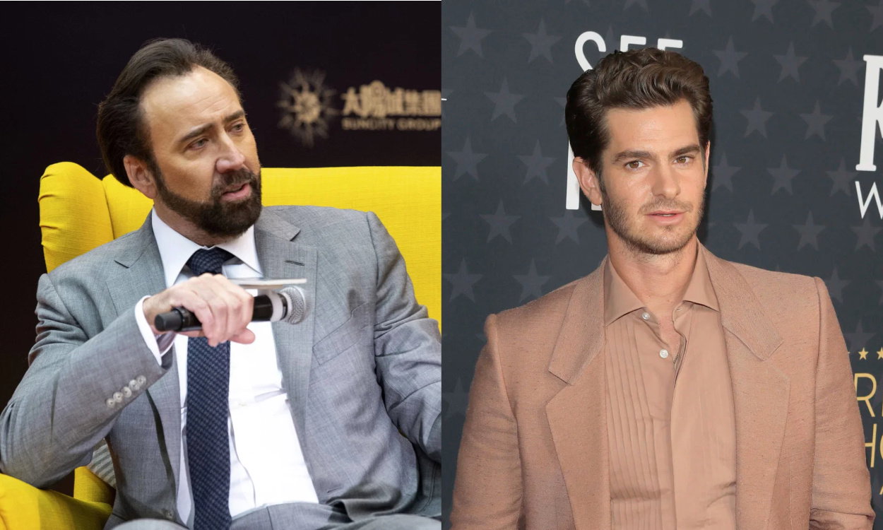 Nicolas Cage gives Andrew Garfield high praise while talking about his ...