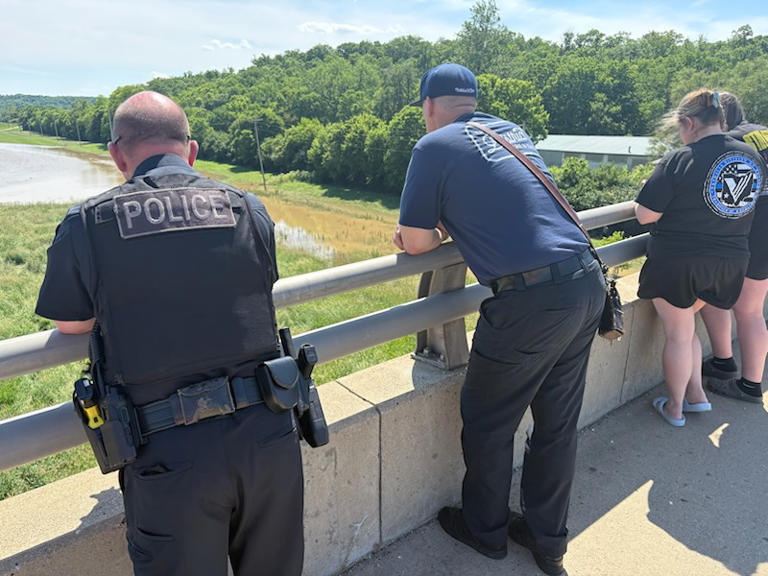 Photos: Dog saved from river in Miamisburg