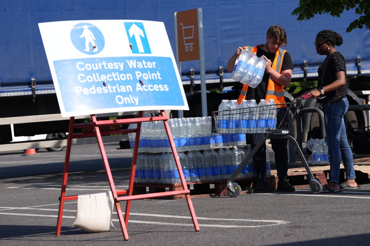 Thousands without water supply after reservoirs reach critical level