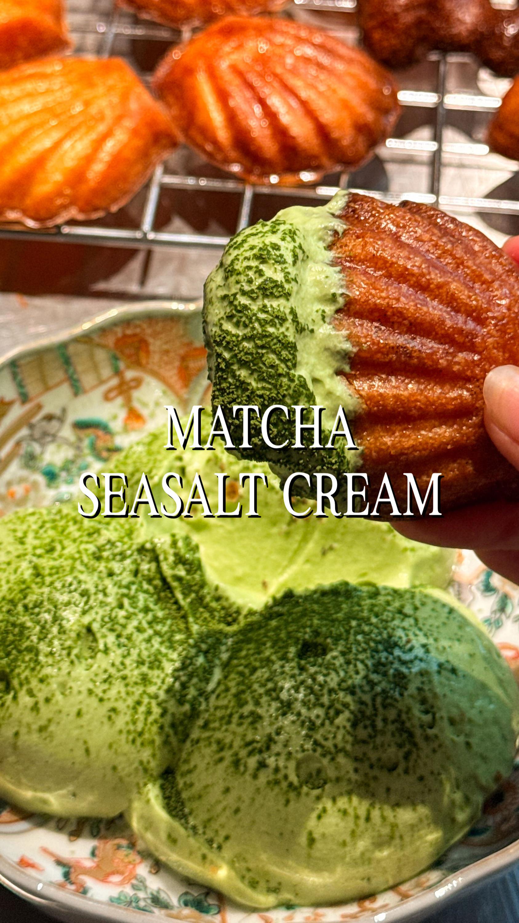 Matcha sea salt dip
