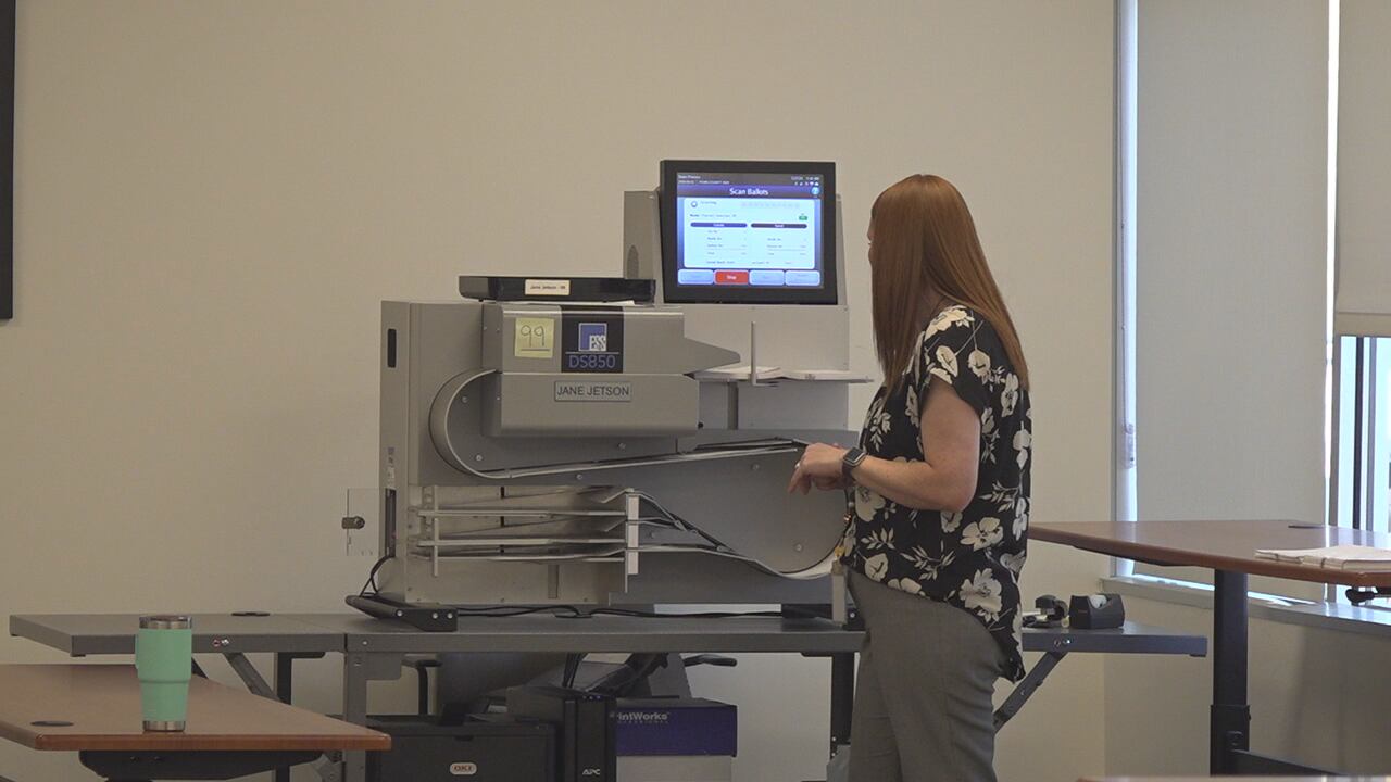 Election officials test vote-counting machines ahead of June 2 primary