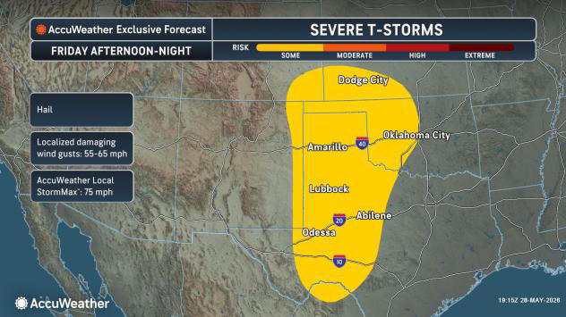 Damaging hail, powerful wind gusts to target Northwest, Great Plains as ...