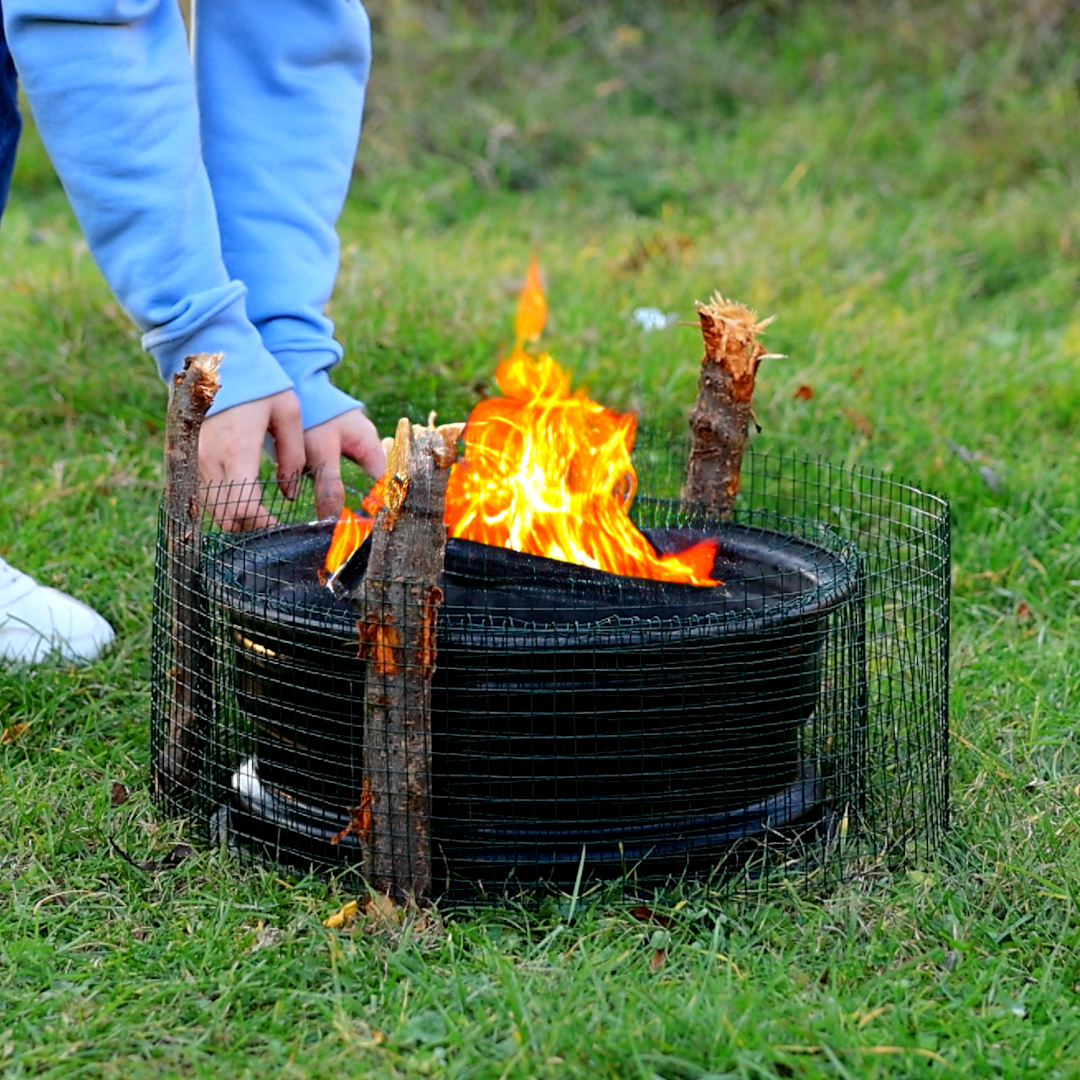Building campfire vibes with style 🏕️🔥