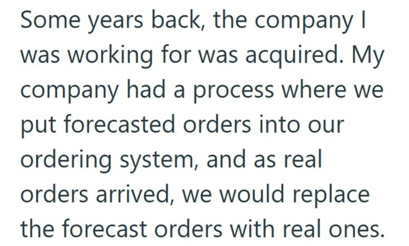 Coworker orders $55M in unneeded inventory during a corporate merger ...