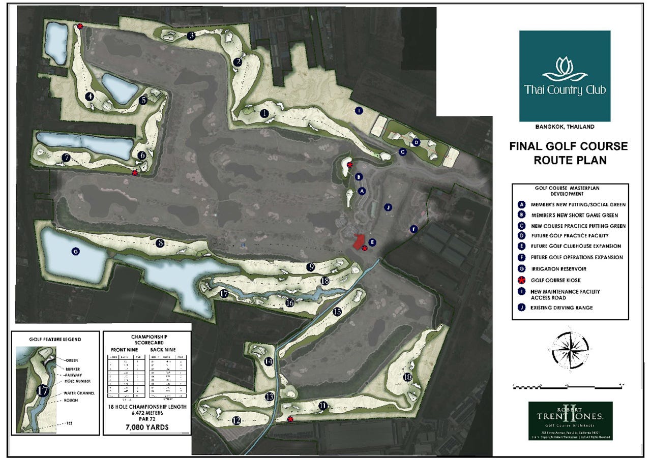 American firm to design second golf course at club near Bangkok