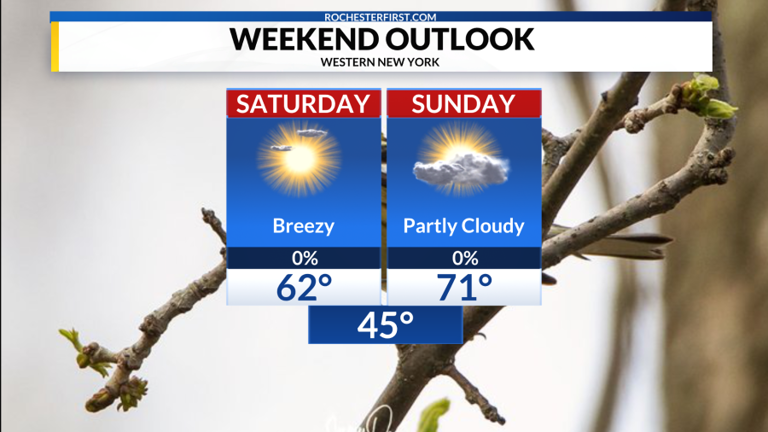 Weather forecast: A north wind keeps temperatures down