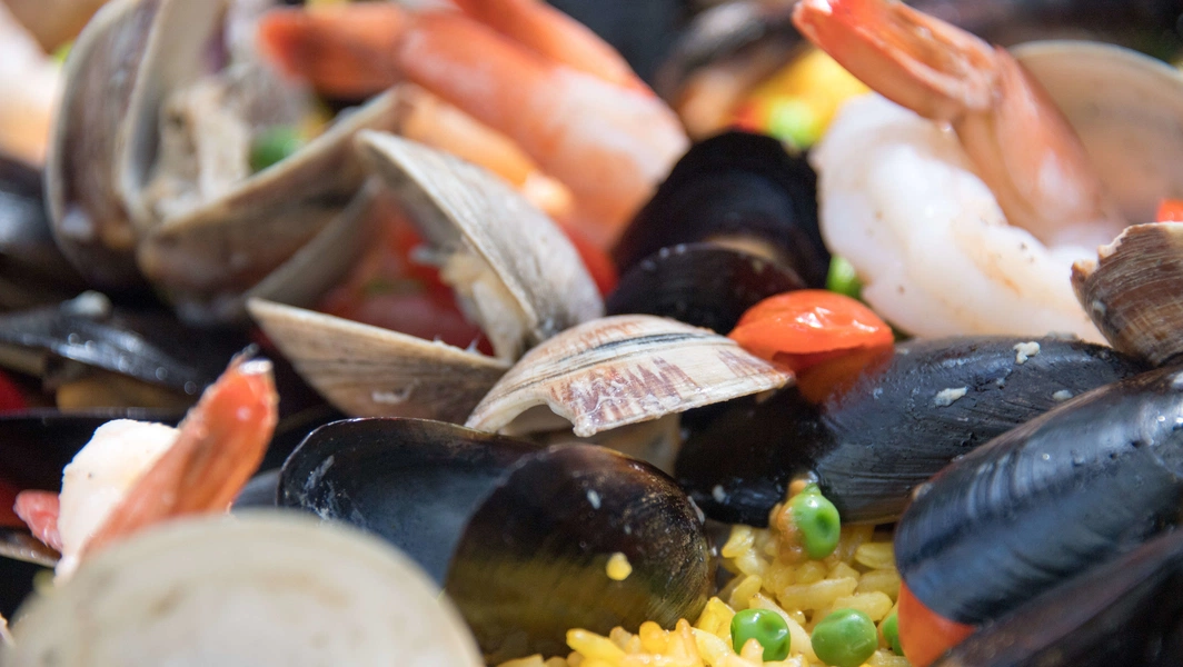 Sheet pan paella for cozy weeknights