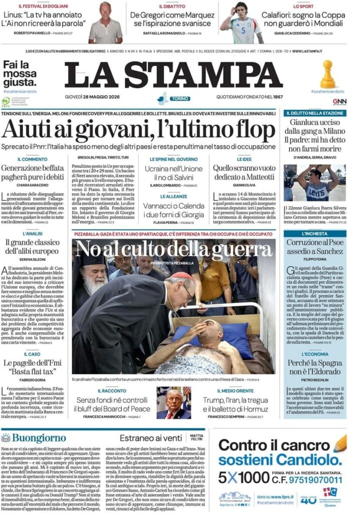 Leonardis conquista la Stampa