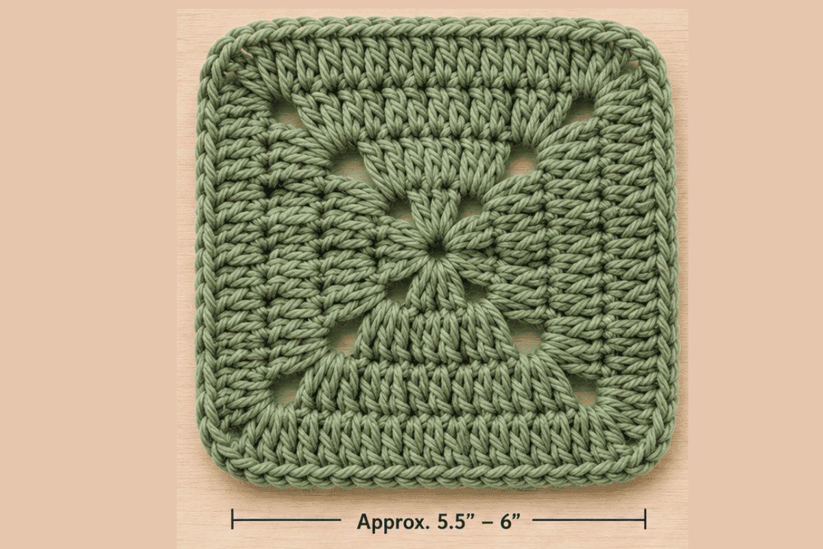 Easy crochet coaster pattern
