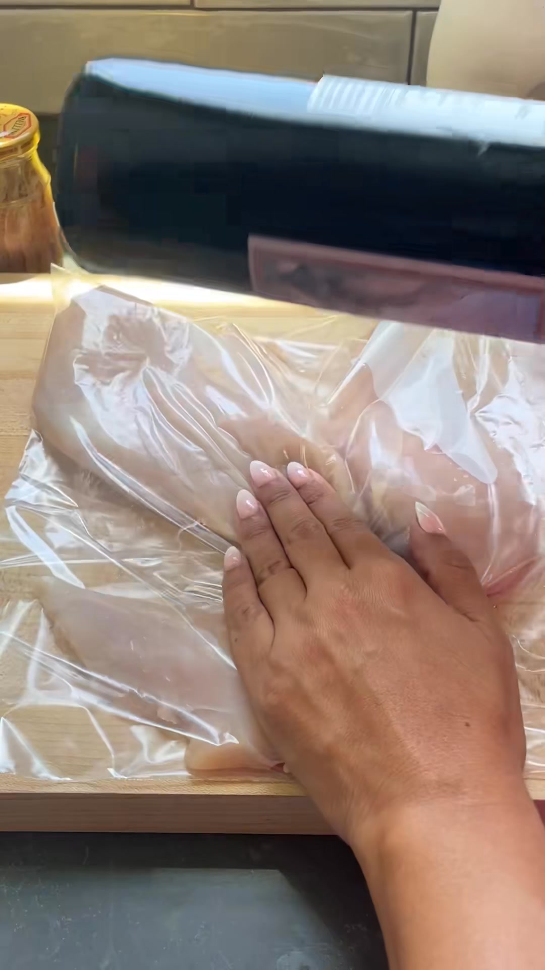Chicken Caesar salad wrap