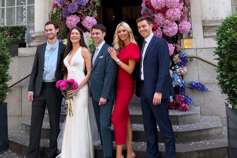 Rosanna Davison celebrates brother's wedding day with sweet snaps