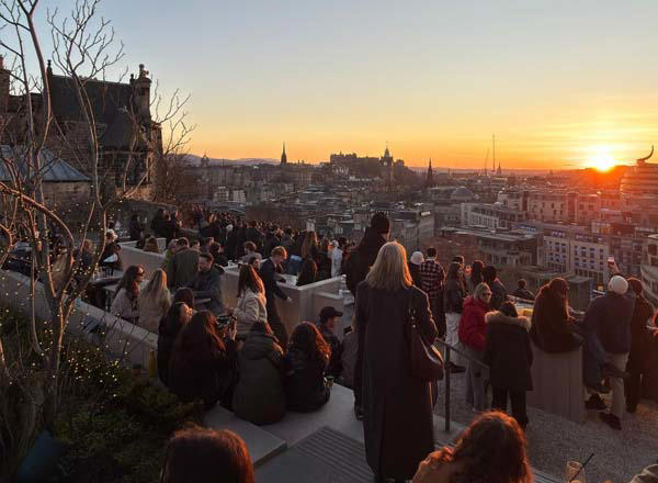 The best summer terraces in Edinburgh for late-night sun