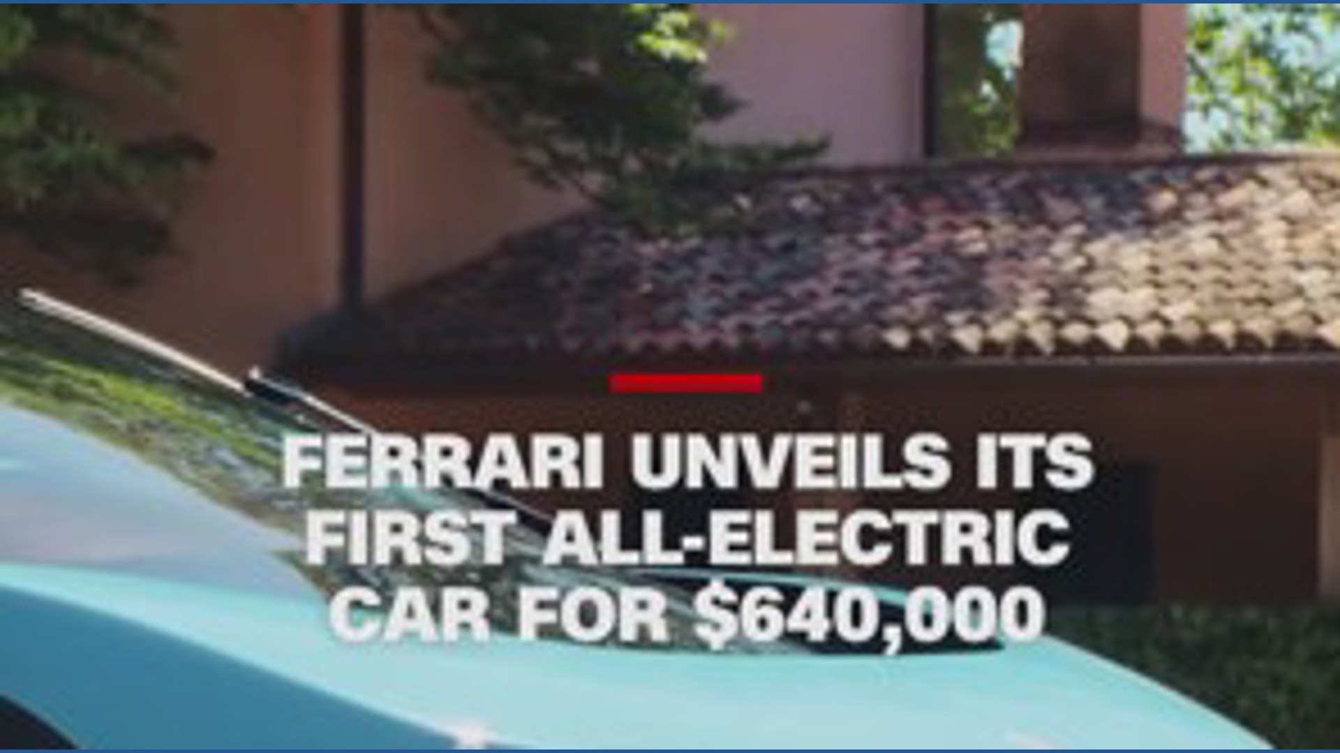 Ferrari unveils first-ever electric vehicle