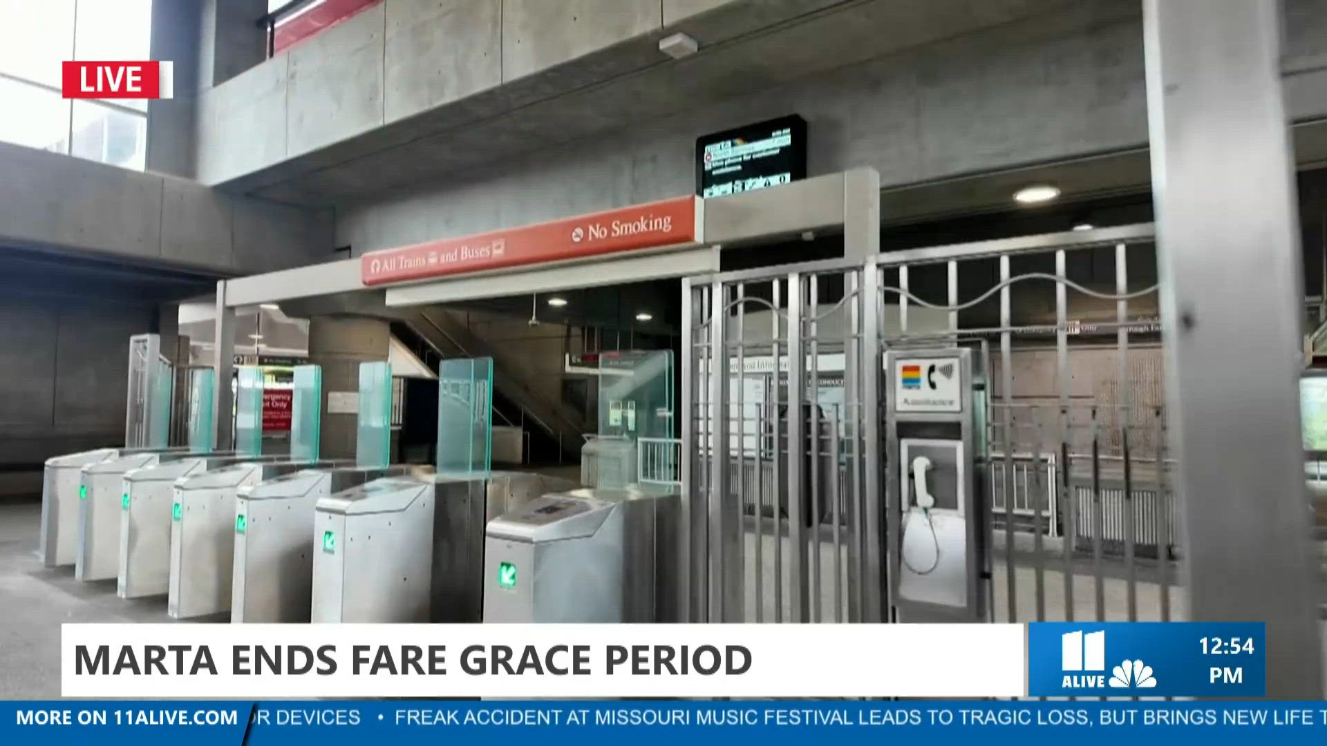 MARTA ends fare grace period, activates tap-to-ride gates
