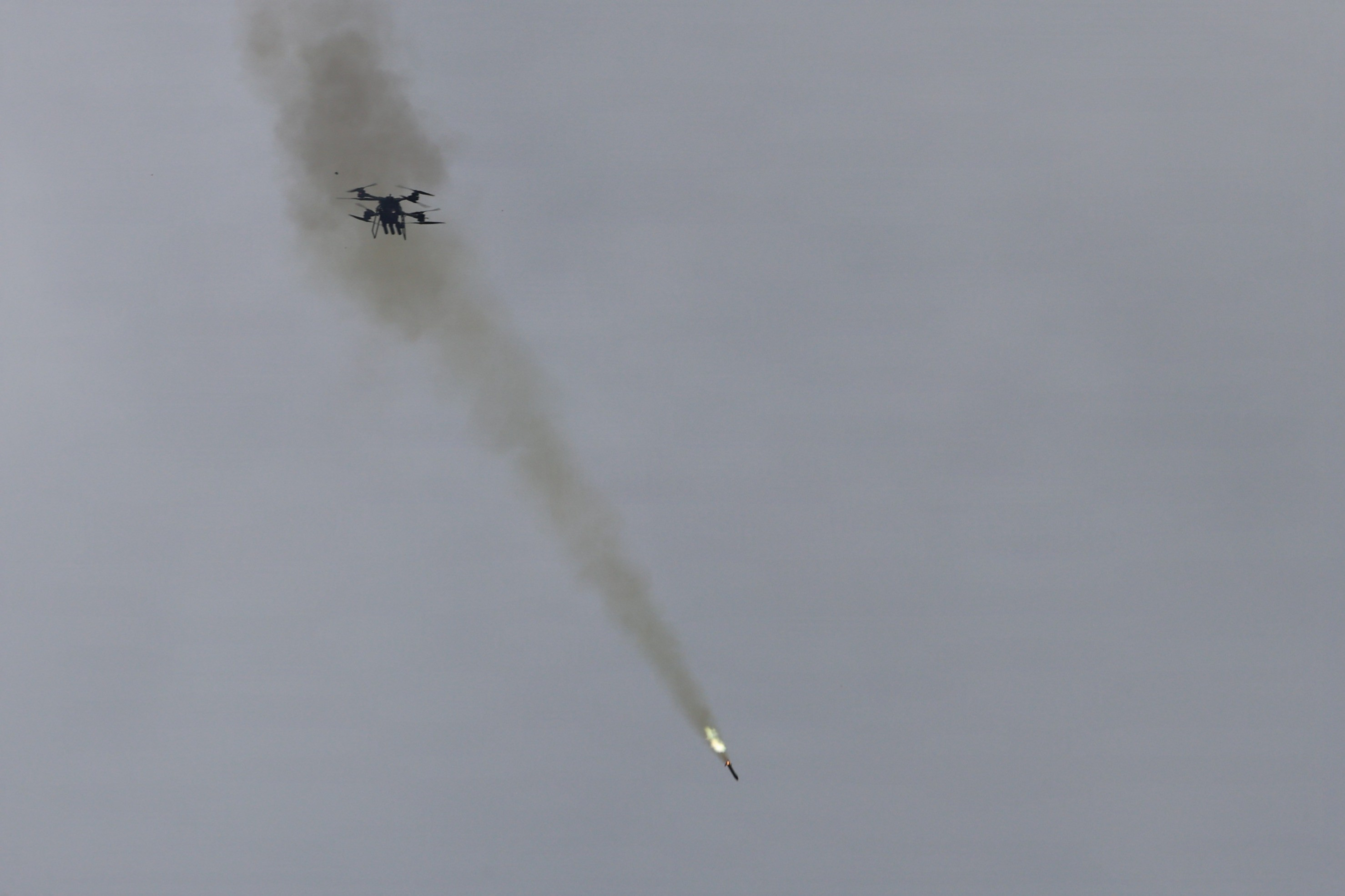 Army turns resupply drone into rocket launcher in new test