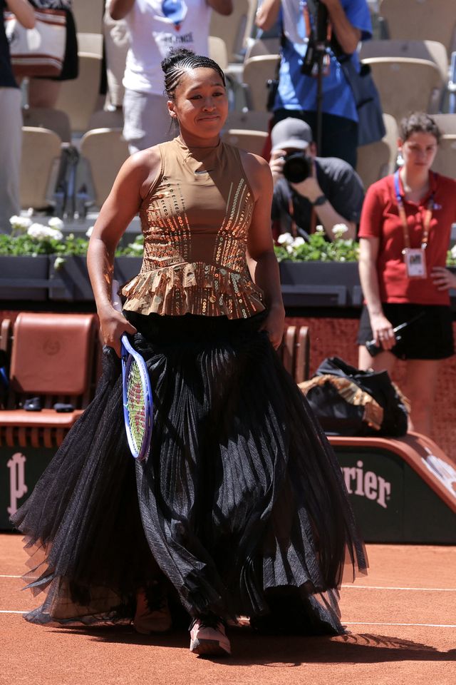 Naomi Osaka's sparkling couture French Open looks are causing tension ...