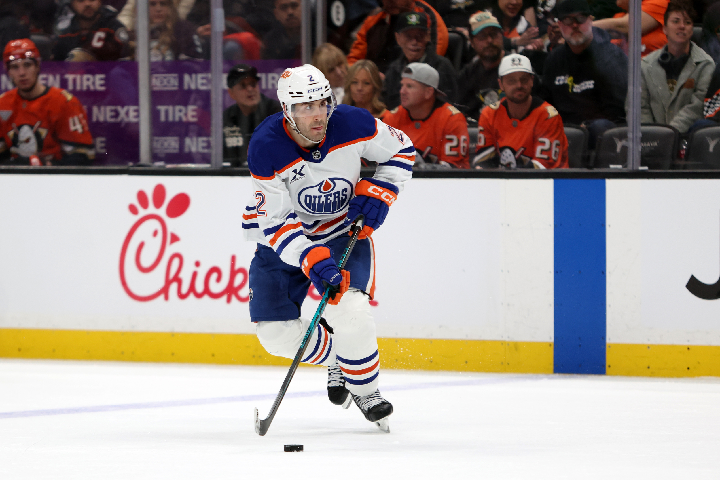 Oilers’ Bouchard knocked out of Canada game by dirty hit