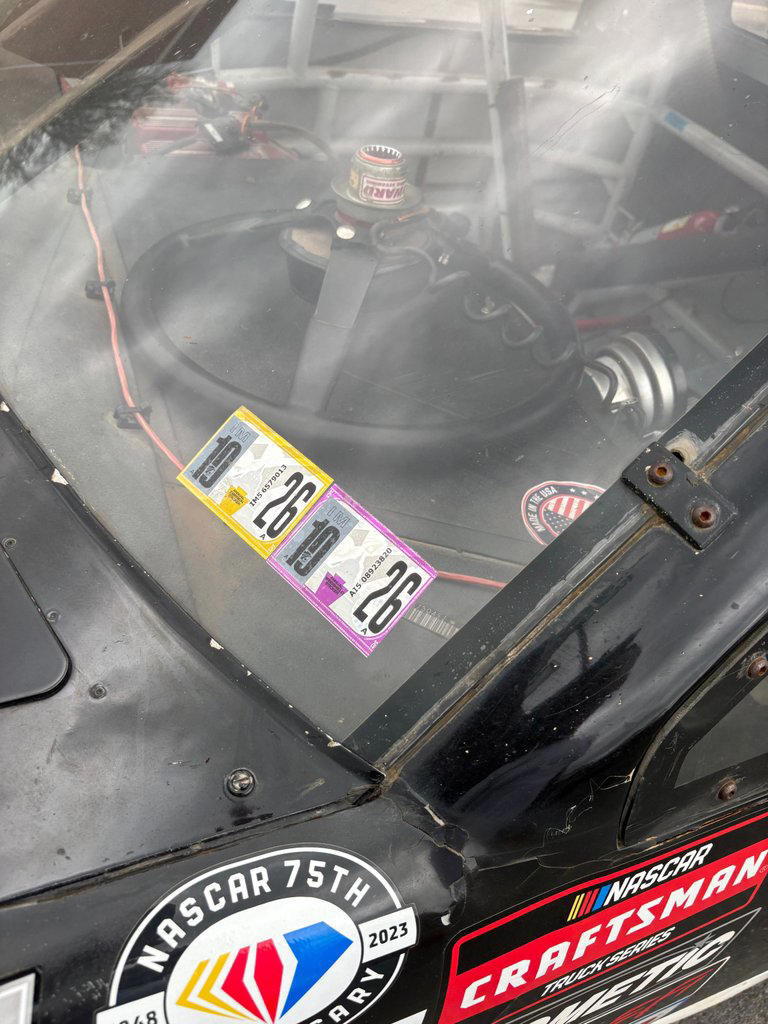 Police arrest man for trying to pass off NASCAR race truck as street ...