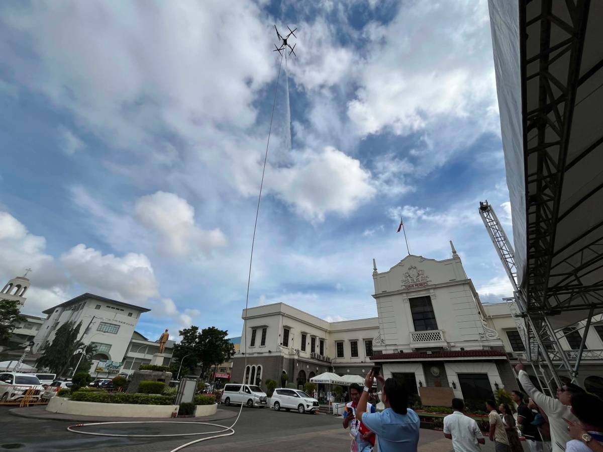 Mandaue City tests new firefighting drones for high-rise emergencies