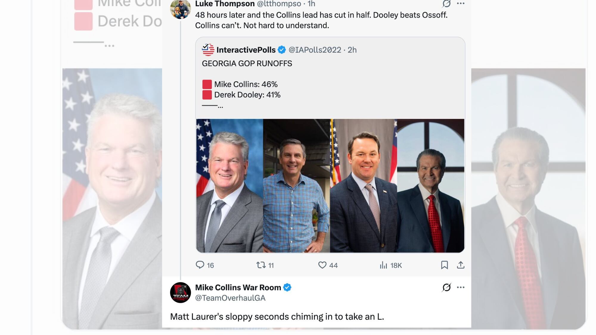 US Rep. Mike Collins fires aide who made controversial social media post