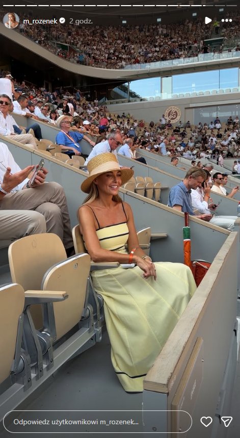Małgorzata Rozenek-Majdan kibicowała na Roland Garros. "Nigdy nie byłam ...
