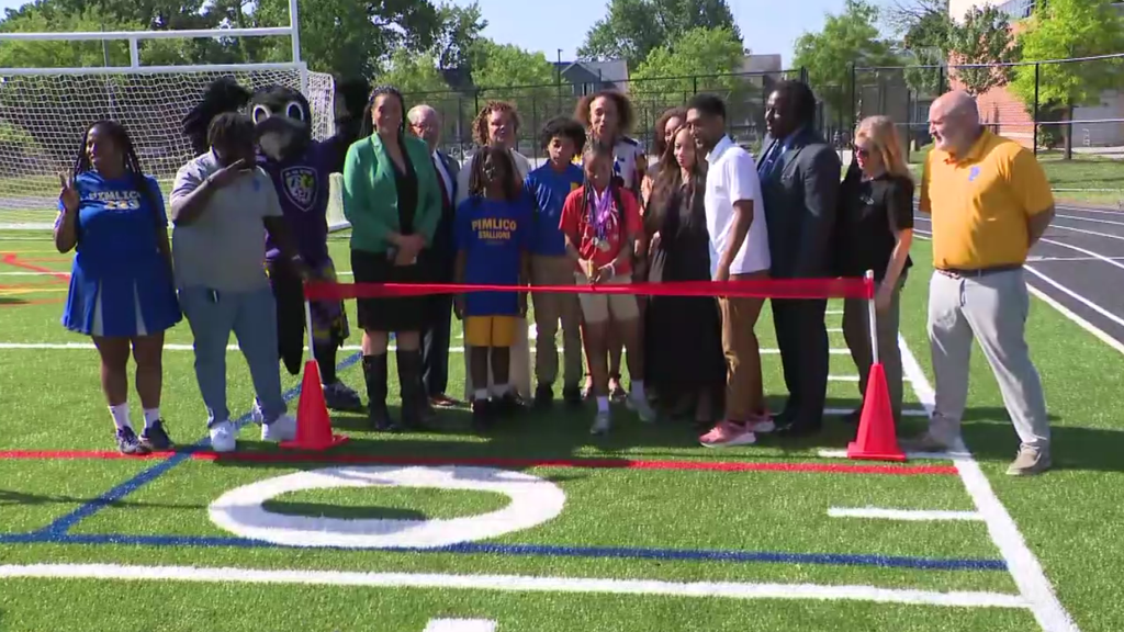 Baltimore school celebrates investment into athletics, student health ...