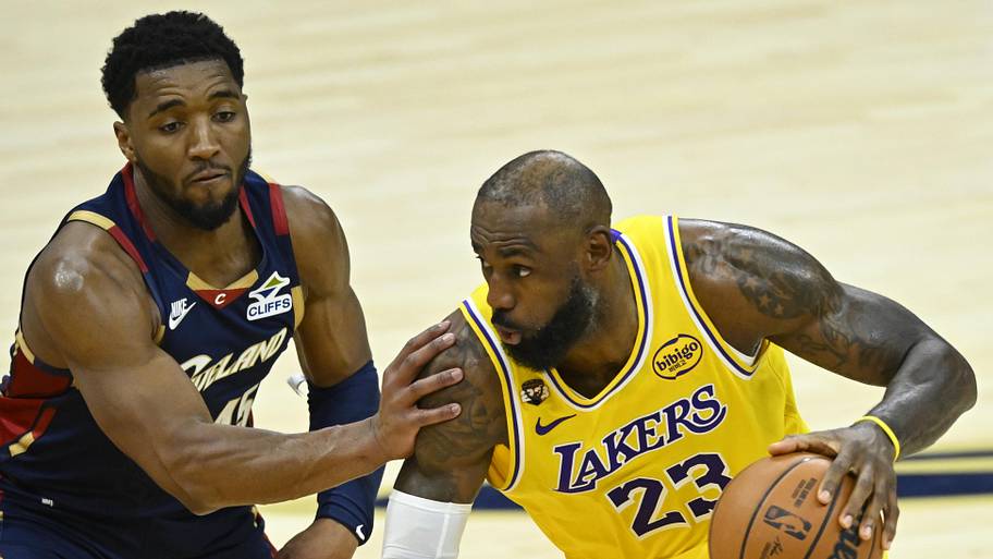 Donovan Mitchell refuses to answer a question about Lakers' LeBron ...