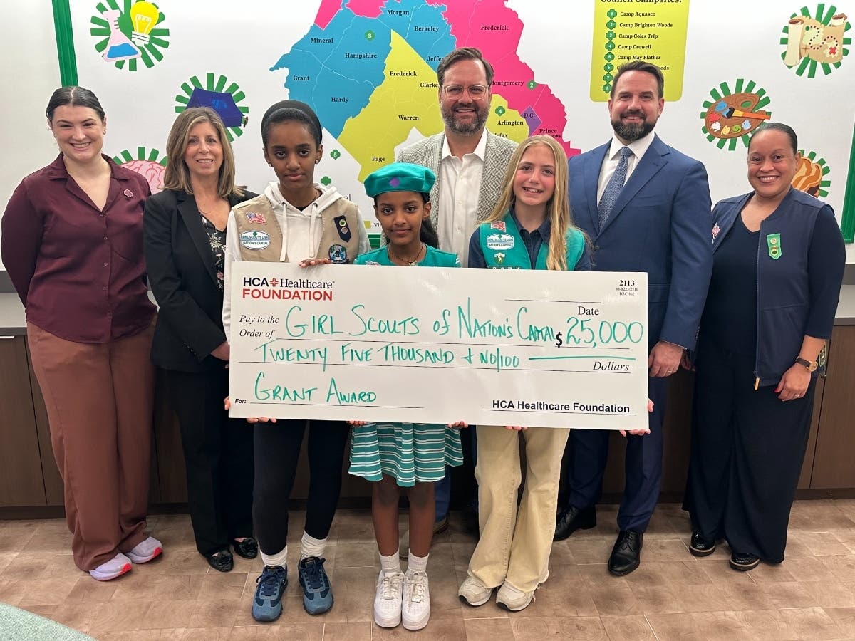HCA Foundation grant supports Girl Scout mental wellness programs in Reston