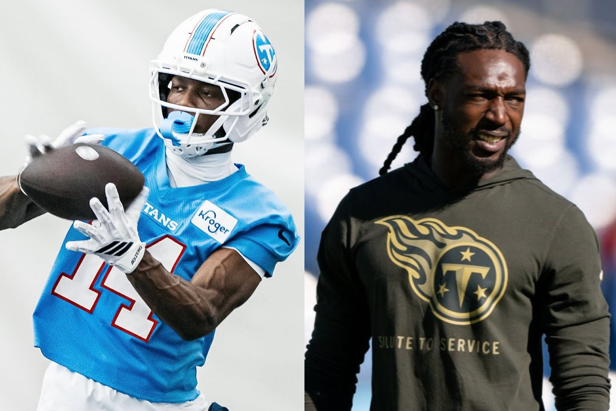 Titans WR, TE 2026 stat projections: Carnell Tate's ceiling, Calvin ...